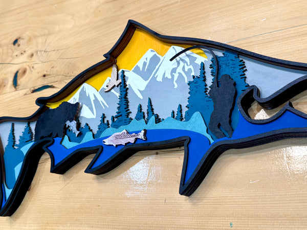 Salmon Multilayer Decor - Northern Hart Designs