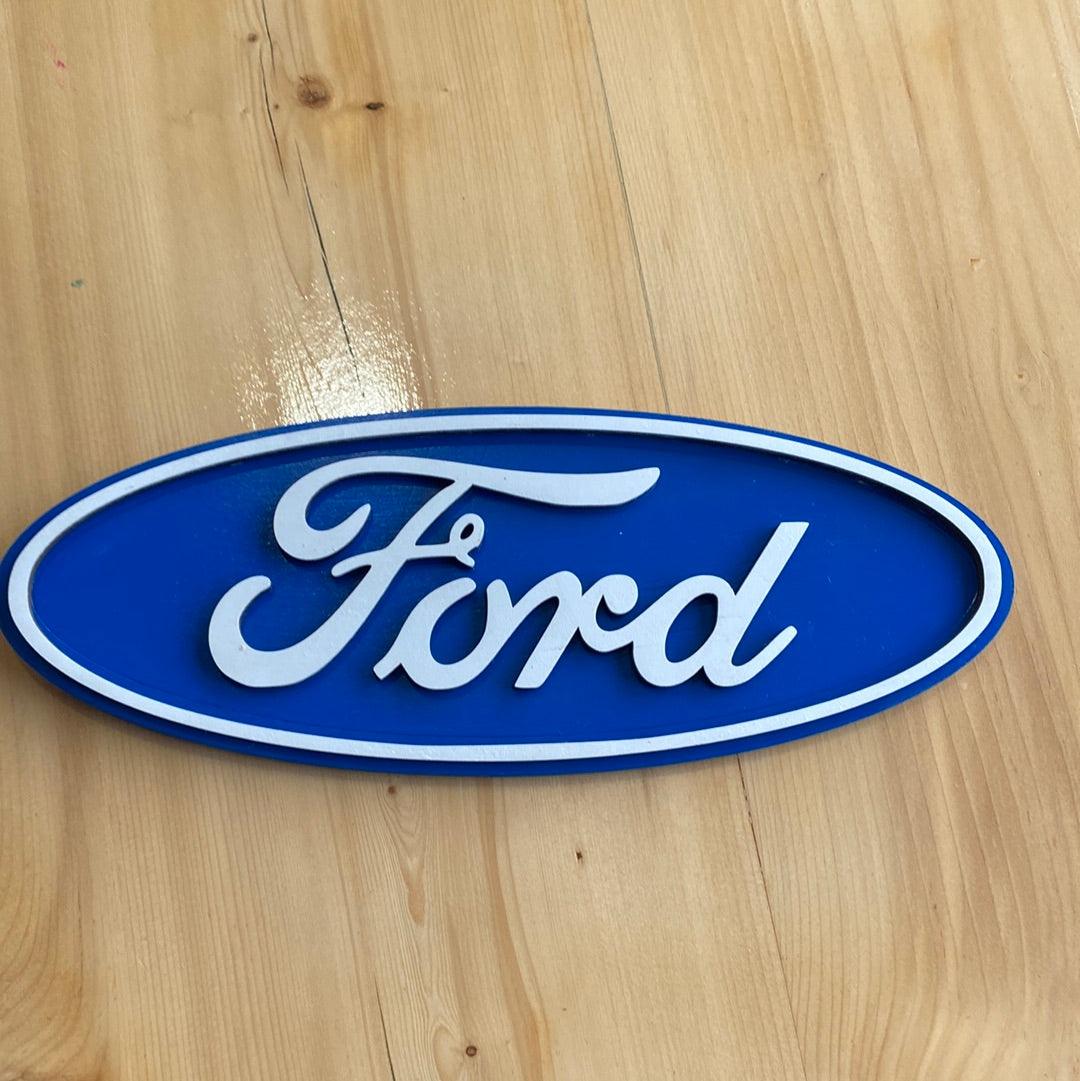 Ford Sign 24" Ford Trucks Embossed Metal Sign / Ford Gifts / Garage